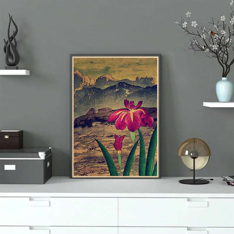 Set Of 6 Beautiful Landscape Retro Posters Ideal For Home, Bar, Cafe Or ...