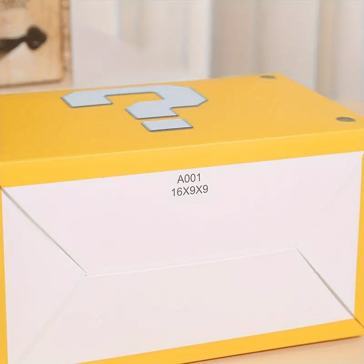 5 Pieces Storage Paper Bag Yellow Question Mark Portable Paper Box ...
