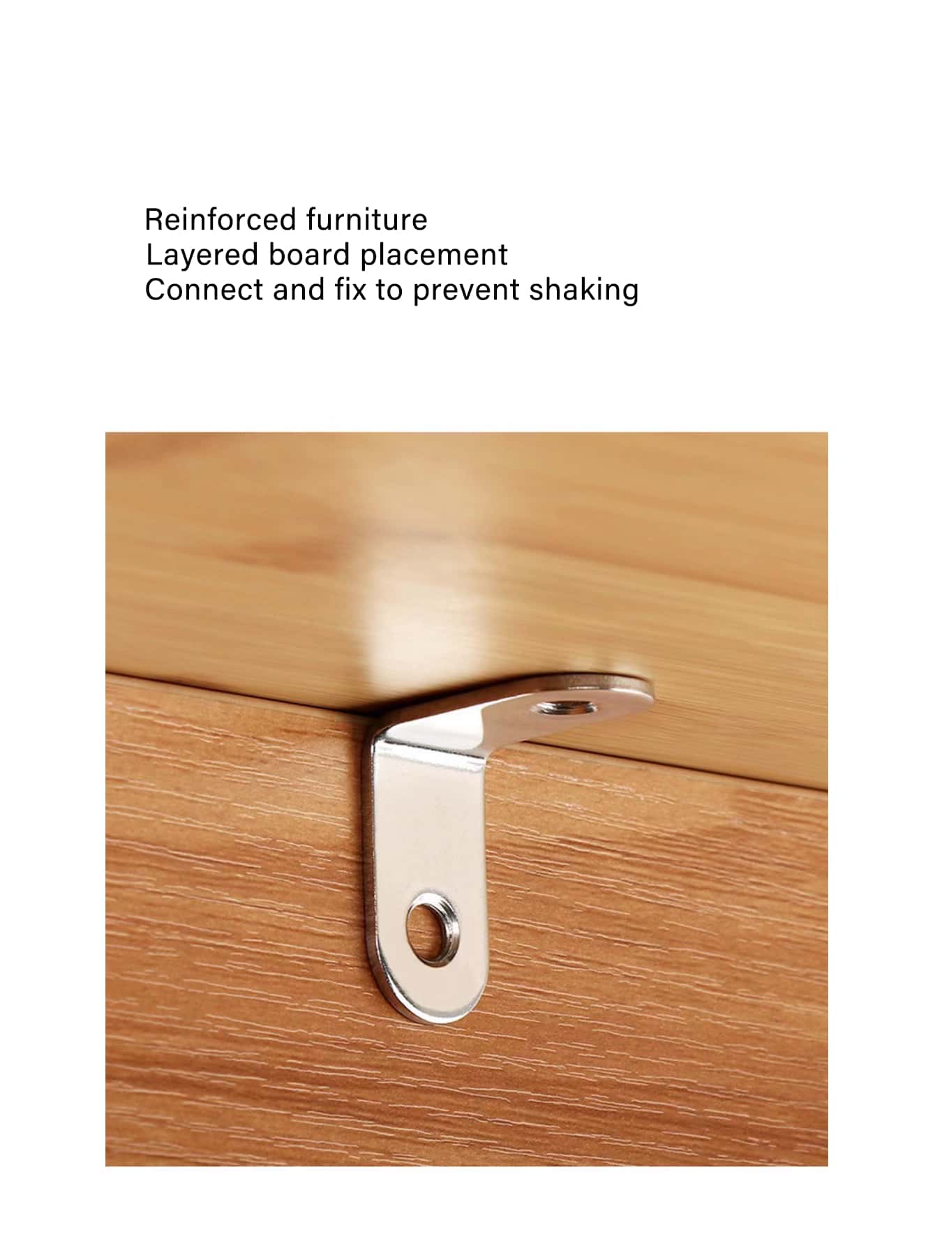 90-Degree Reinforced Stainless Steel Corner Brace Bracket For L-Shaped ...