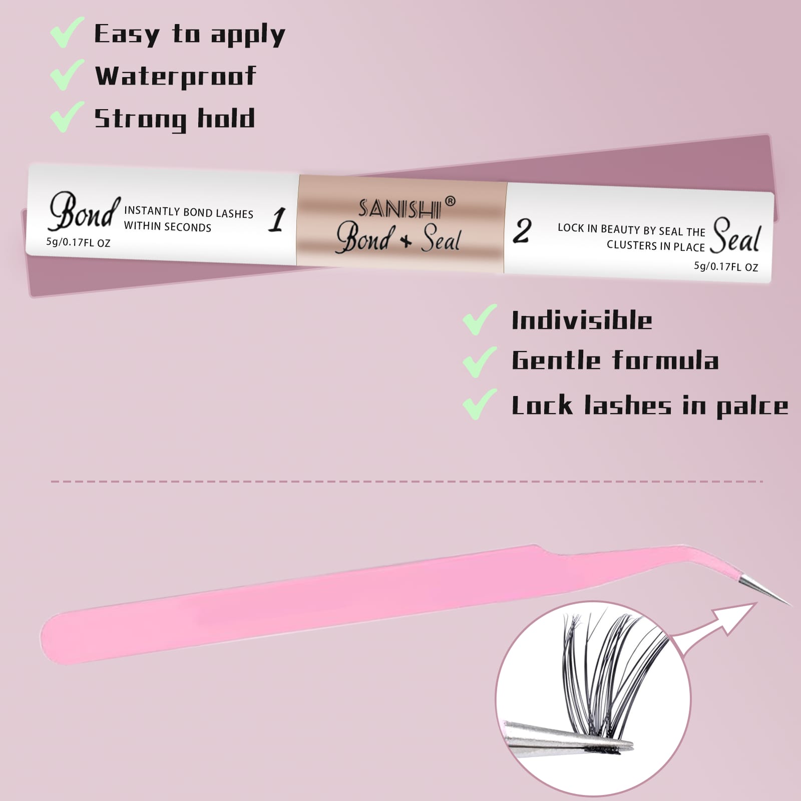 Diy Eyelash Extension Kit With 240pcs Lash Clips, Strong Adhesive ...