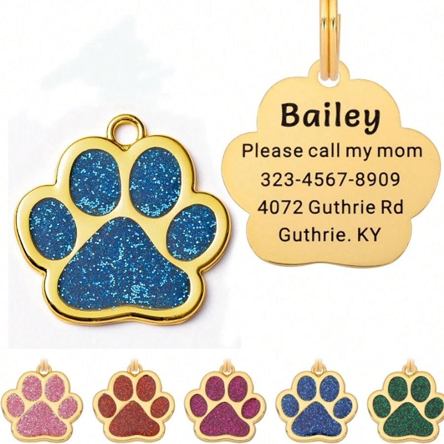 Placas de identificación para mascotas de aleación de zinc con diseños ...