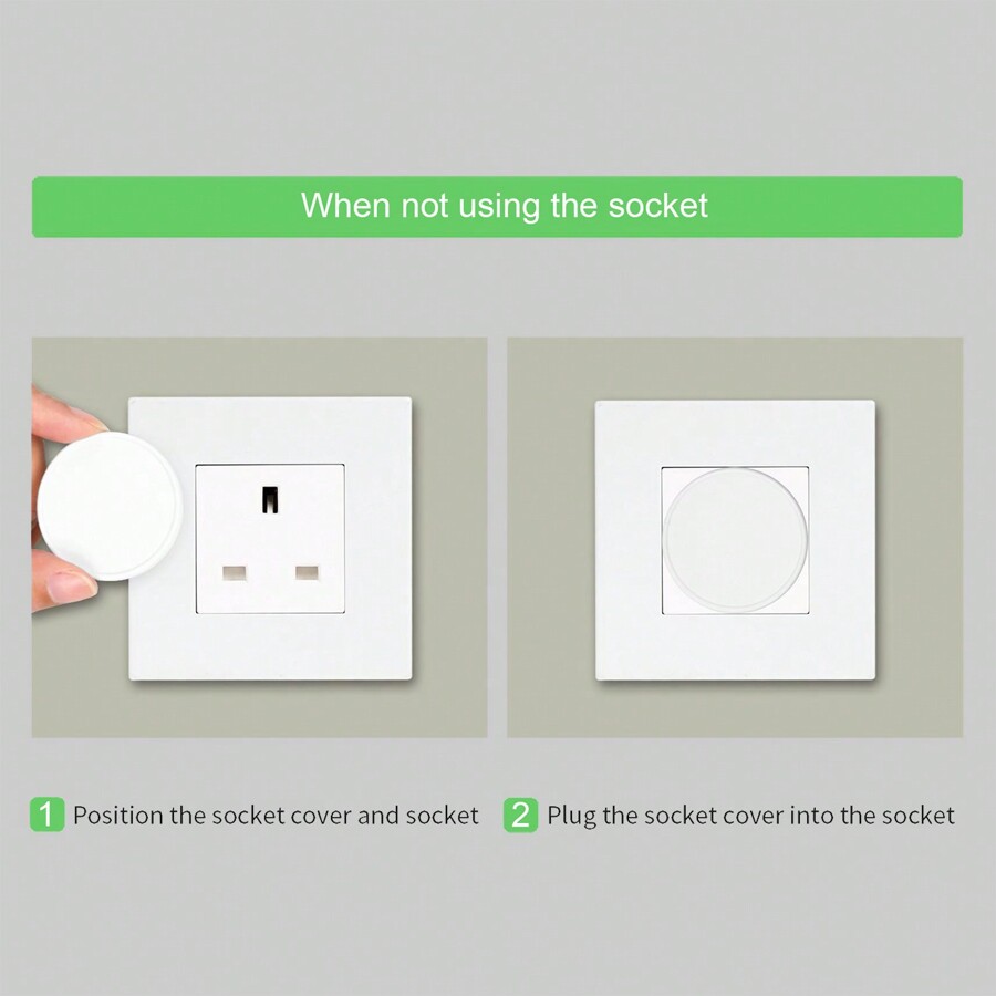 20pcs UK Plug Socket Safety Covers, Child & Baby Proof Electrical ...