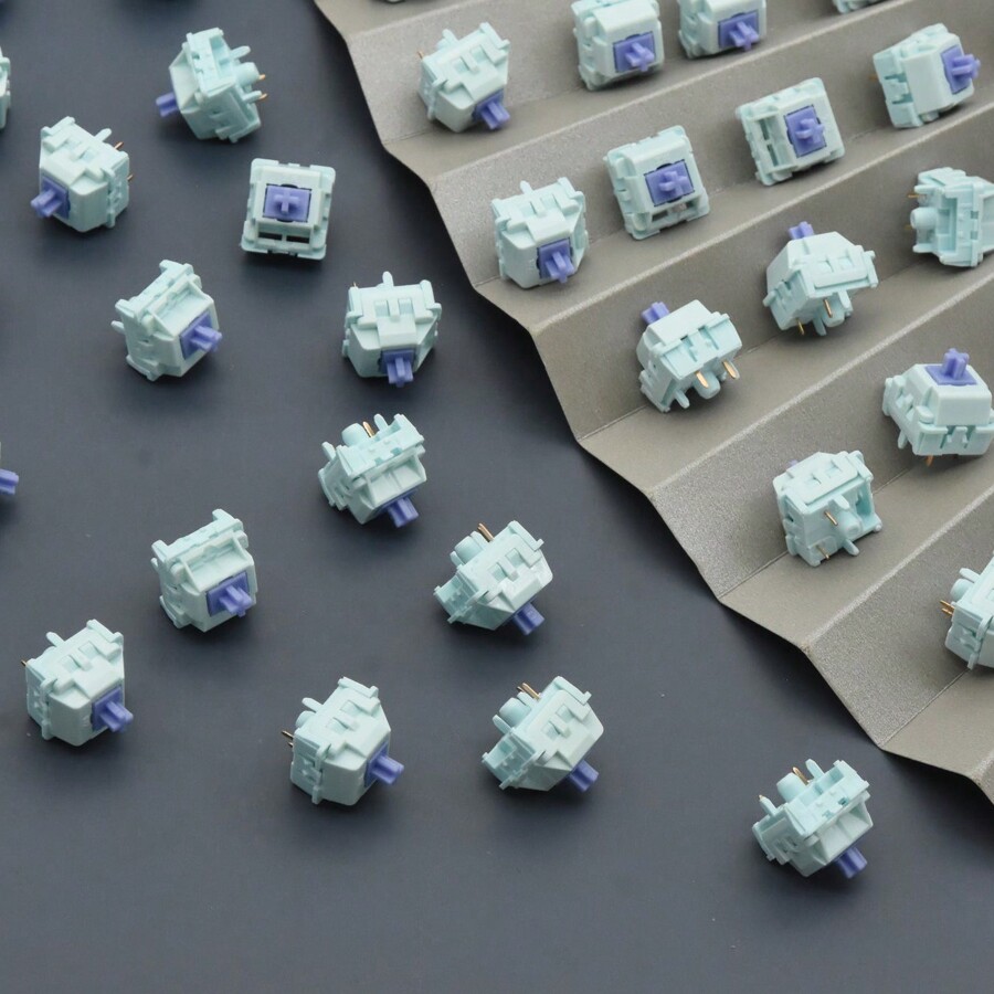 10pcs Z1 Switches Factory Pre-Lubed Thocky Hifi 5-Pin Linear 48g/40g ...