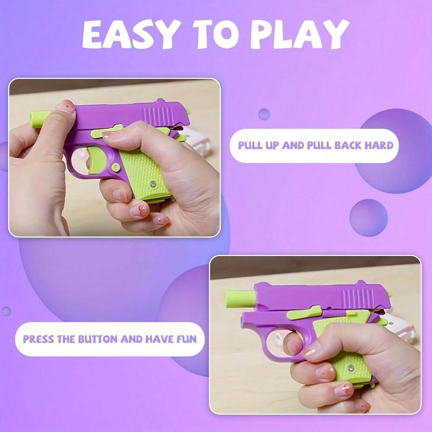 Gravity Fidget Toys - 3D Printing Fidget Gun Decompression Toys For ...