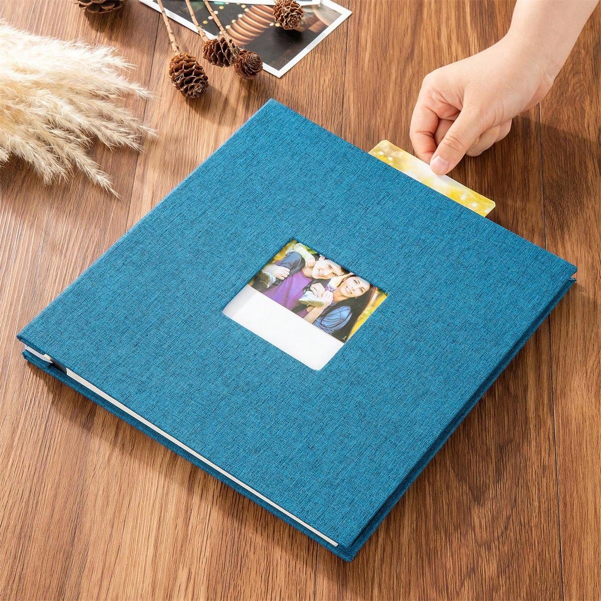 1pc Solid Color Photo Album With Pen, Simple Large Capacity Photo Card ...