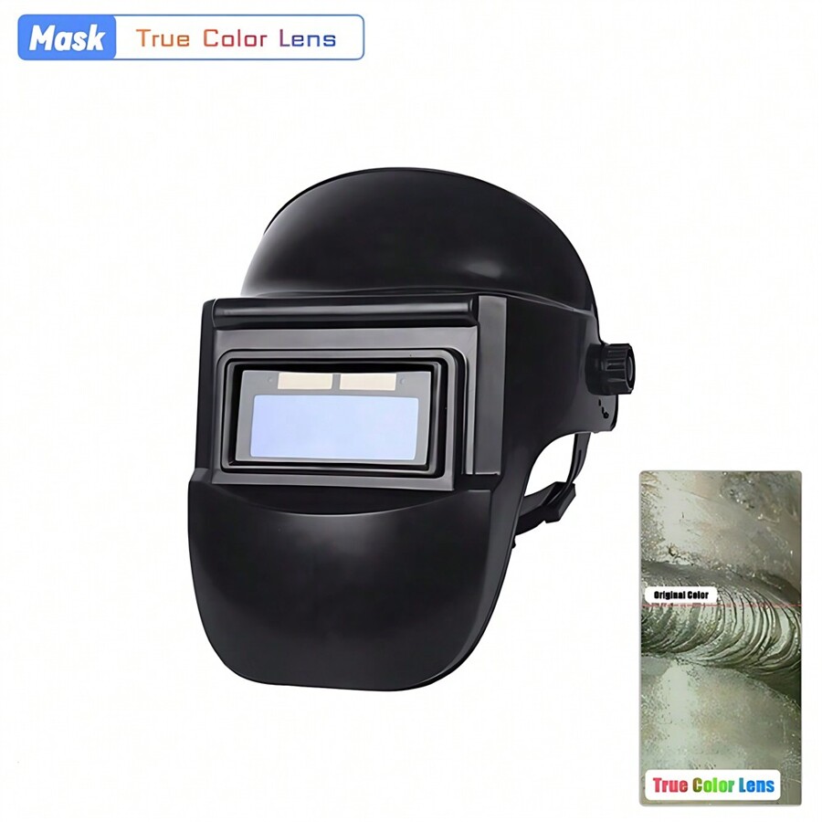Welding Helmet Welder Mask Chameleon Large View True Color Solar Power ...