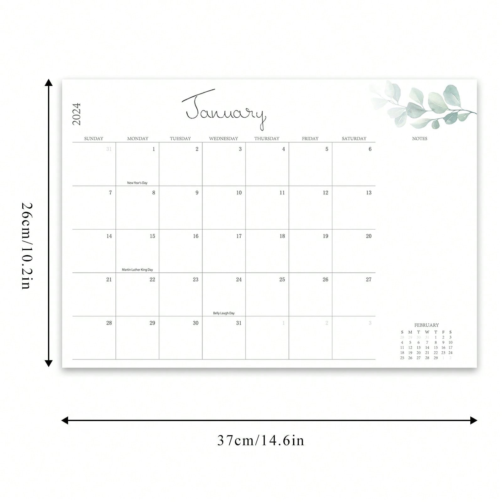1 PC 2024 Calendar Planner Calendars, 2024 Calendar 12 Month Planner ...