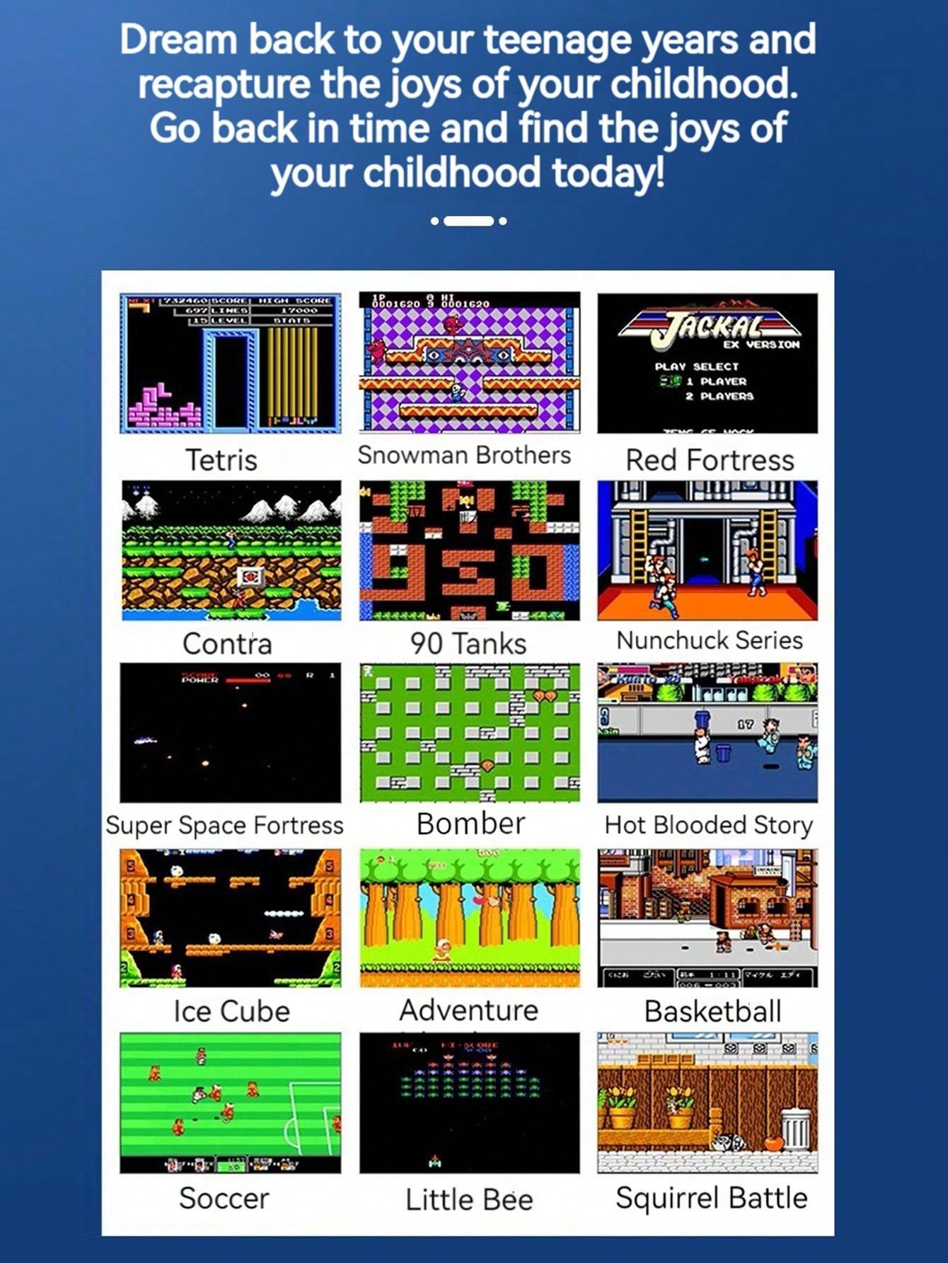 A Handheld Game Console, A New 3-Inch Color Screen Rechargeable Game ...