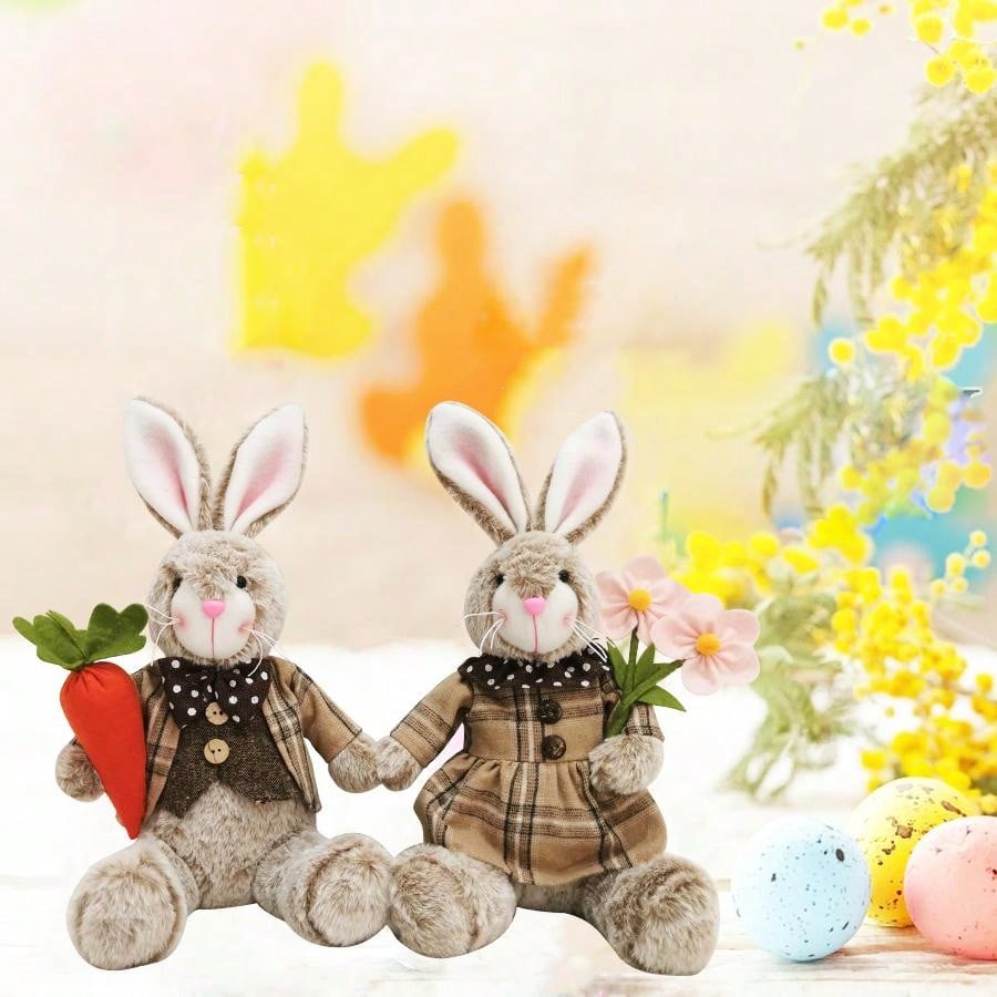 1pc/2pcs,Rabbit Lovely, White - Bunny Stuffed Animals, 35-Inch Bunny ...