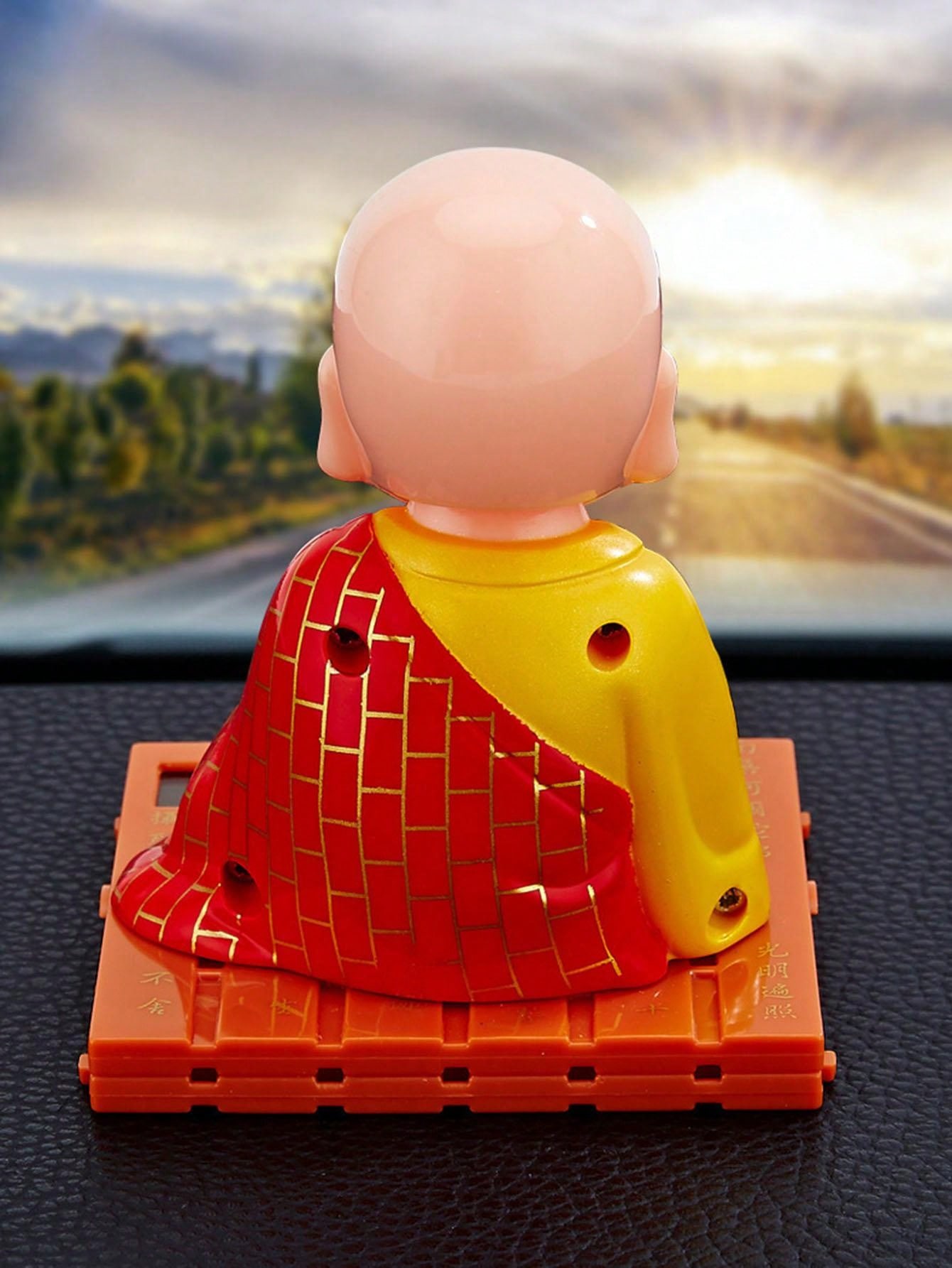 1 stuk Auto interieur Ornament Schattig Kalm Klein Monnik Pop Met Op ...