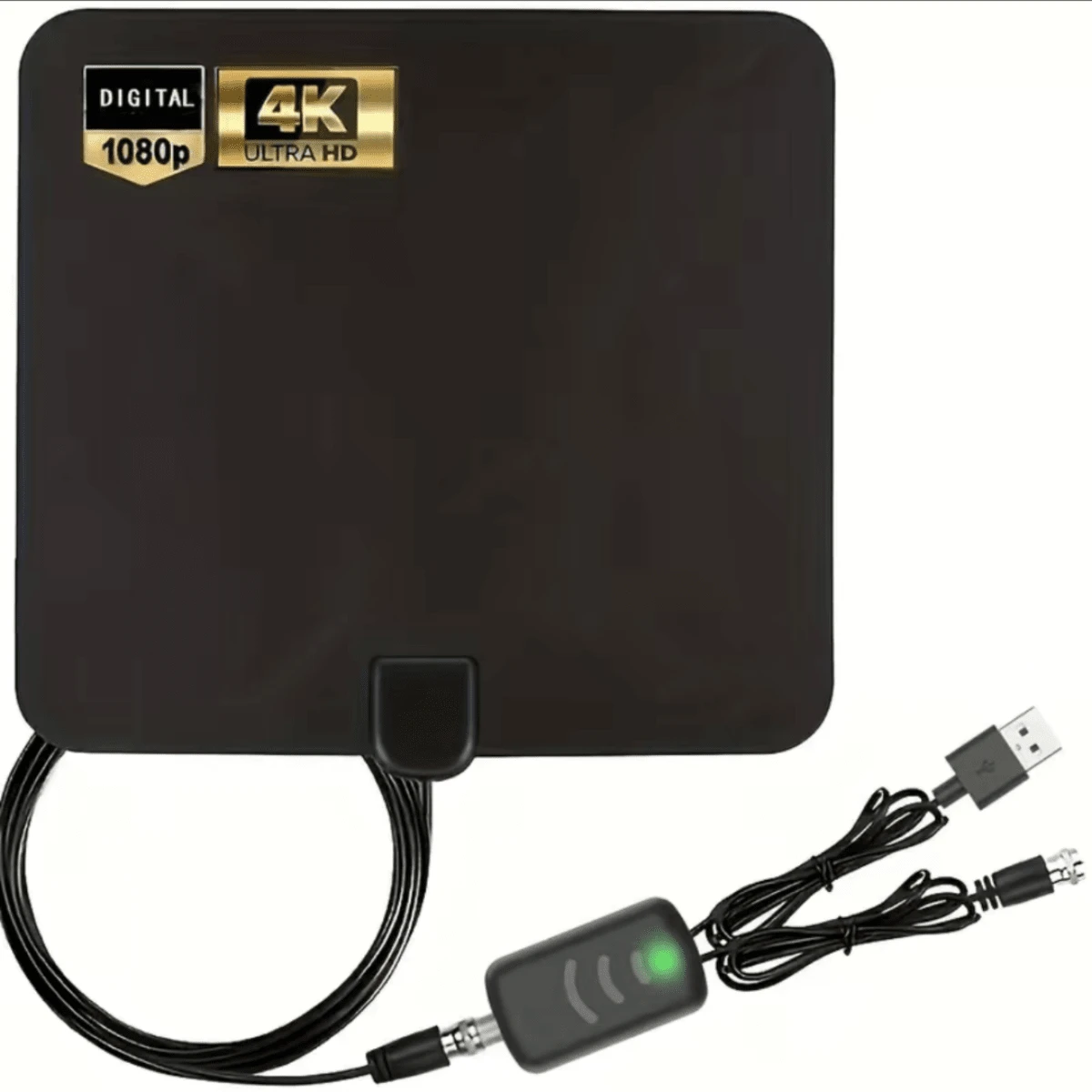 TV Antenna Indoor Digital Amplified Indoor HDTV Antenna 4k 1080p VHF ...