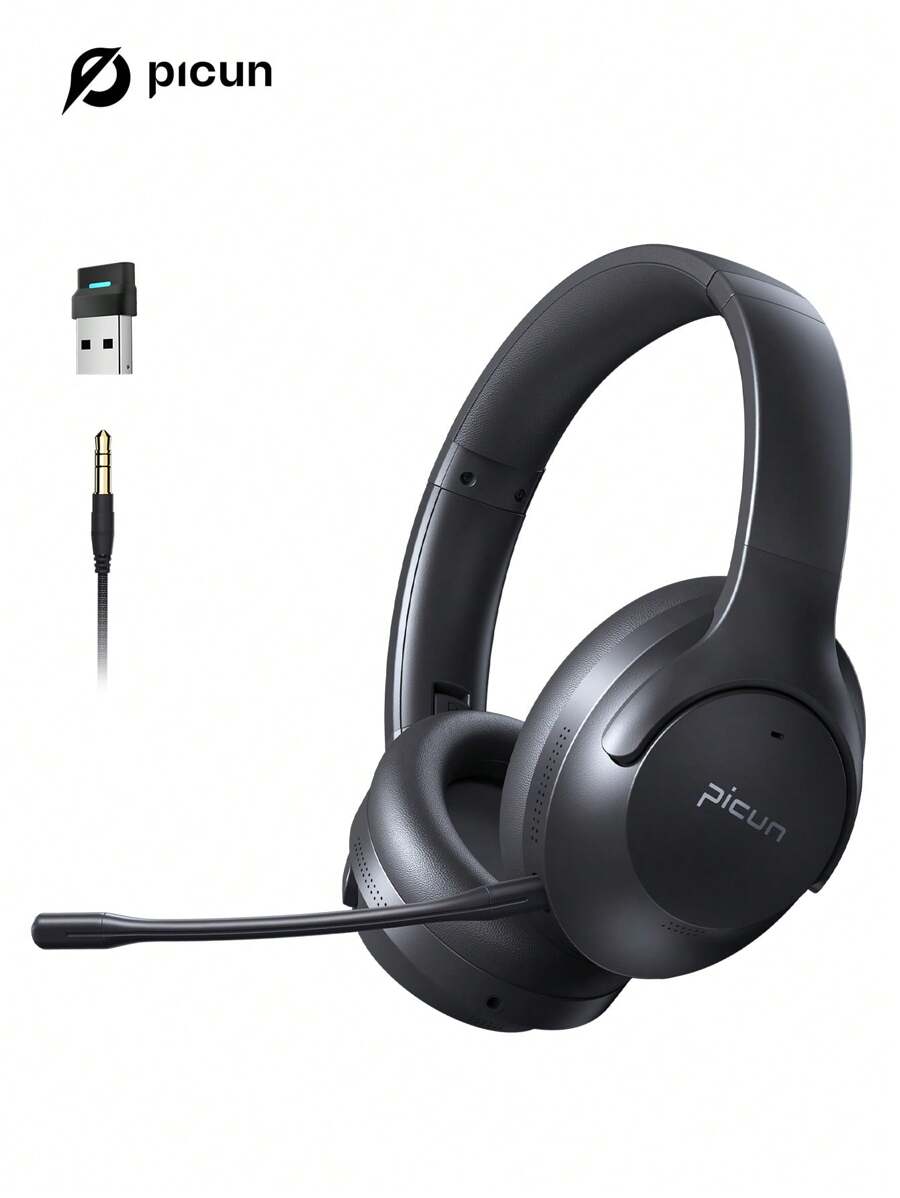 Picun Picun Wireless Active Noise-Proof Gaming Headset, 2.4Ghz/Wireless ...