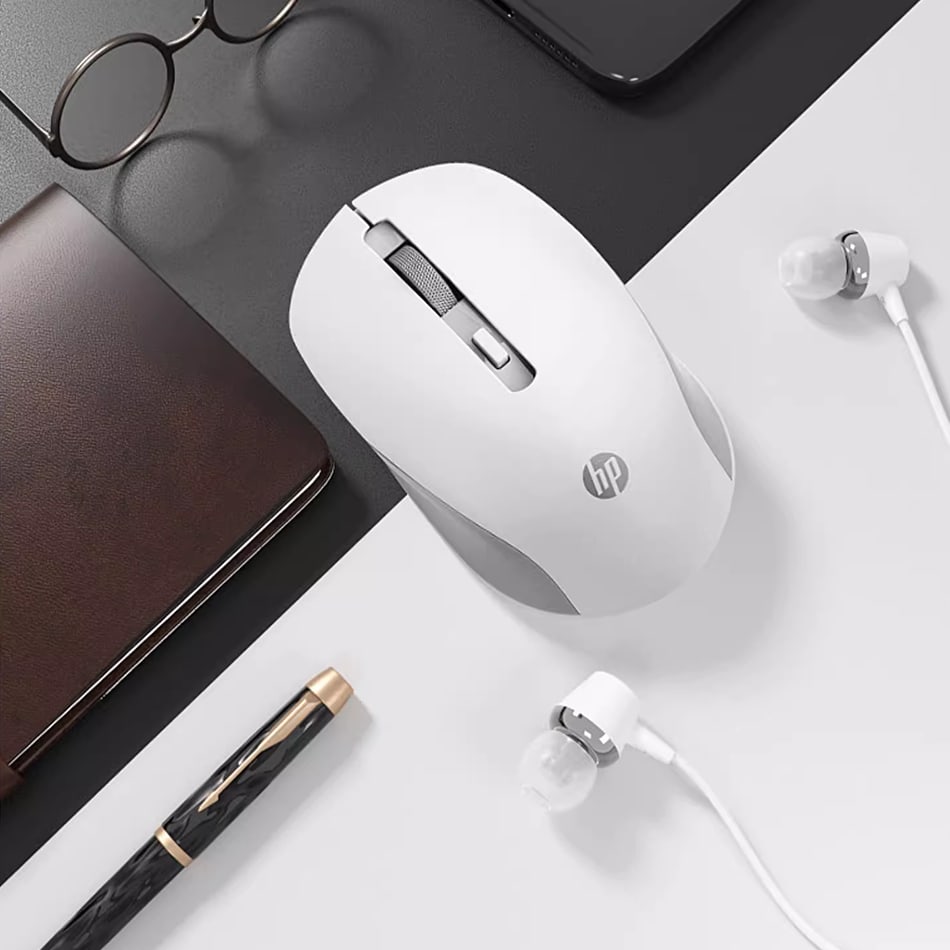 HP Wireless Mouse Silent 2.4GHz Reliable Connection Without Battery ...