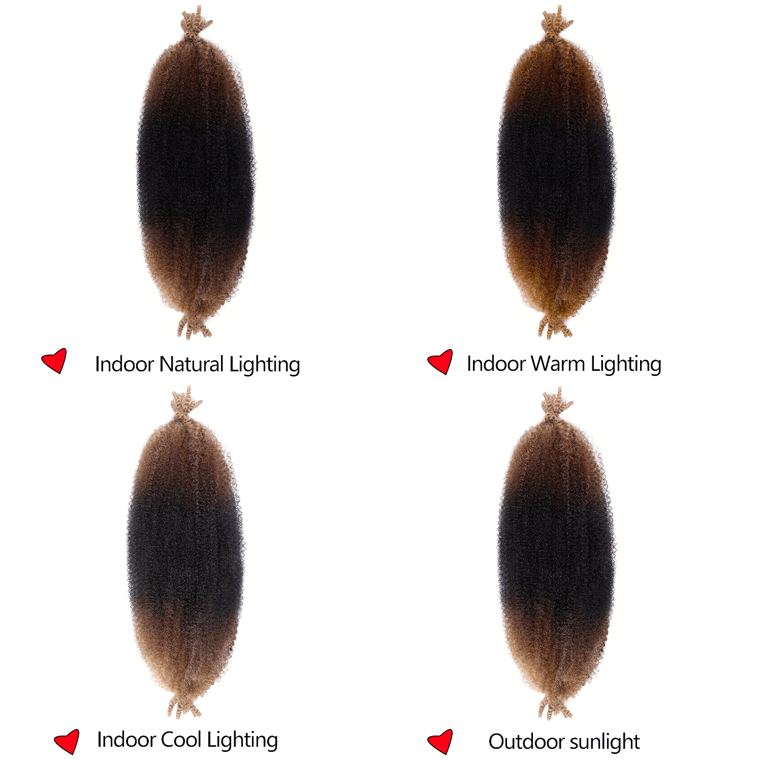 18 Inch Springy Afro Twist Hair 8 Packs Marley Twist Braiding Hair Pre ...