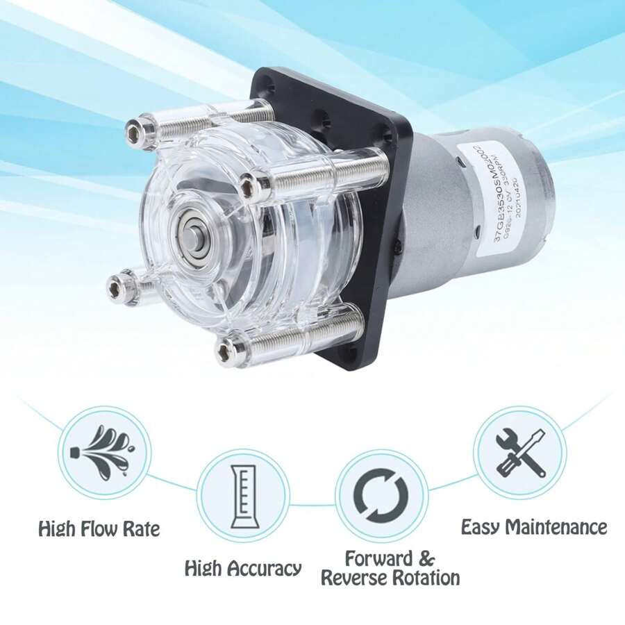 12V High Flow Peristaltic Liquid Pump Vacuum Pump, G928 500ml/Min ...