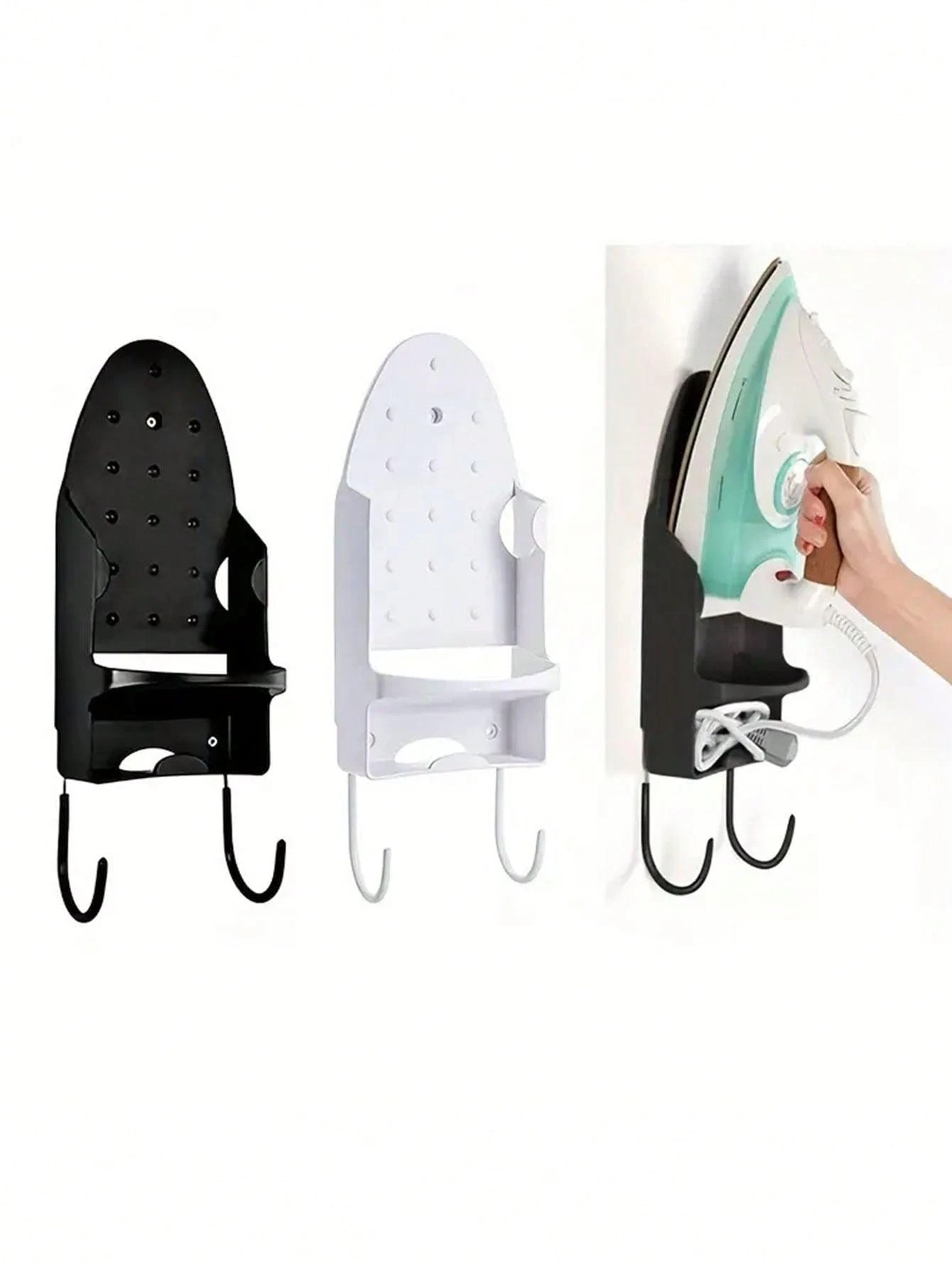 1pc Iron Support & Hanging Hook Ironing Board Holder Storage For ...