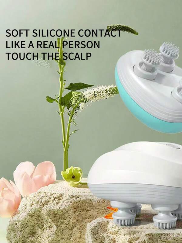 Intelligent Scalp Massager For Head And Pet With Eight Tentacles For ...