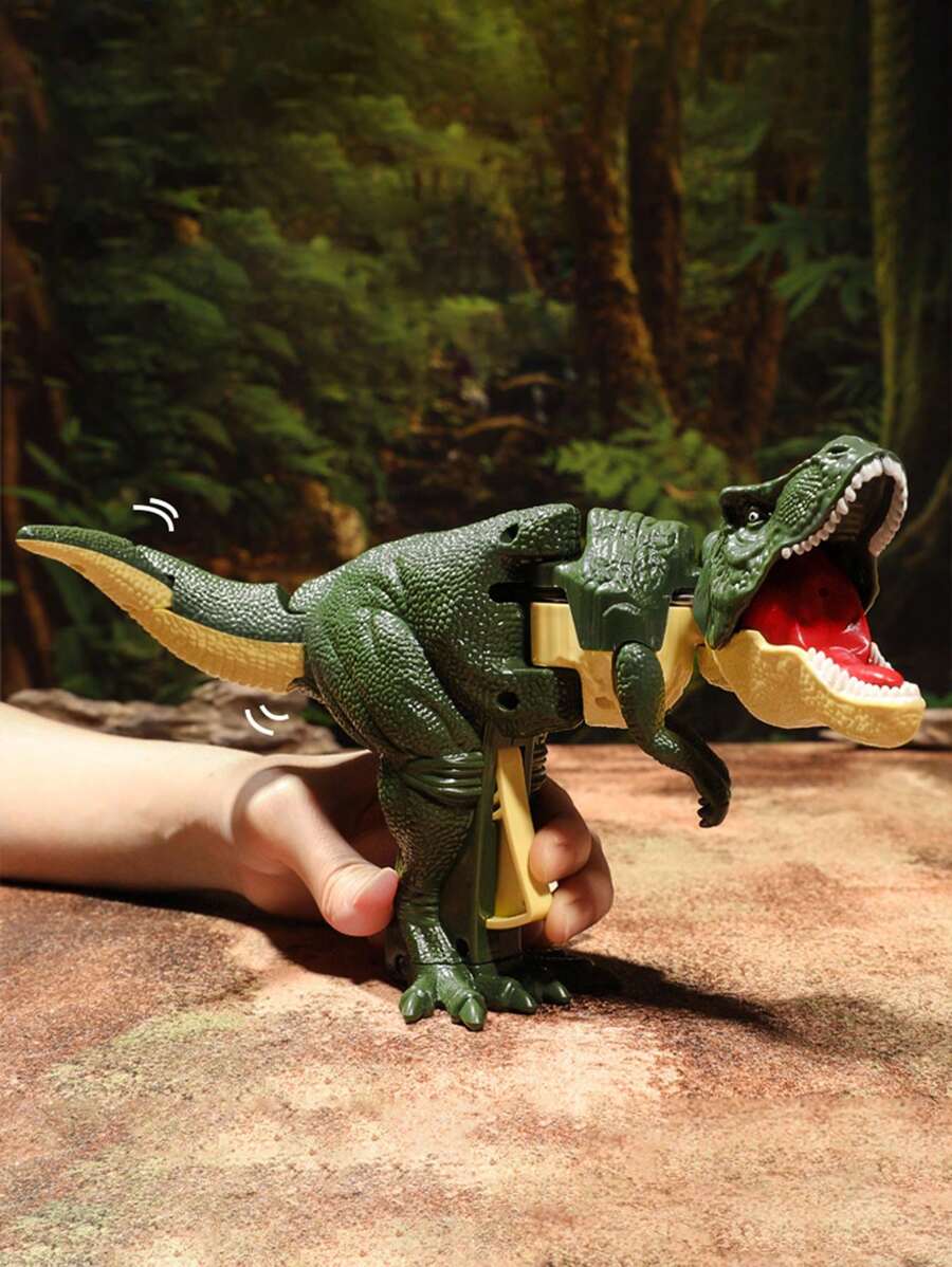 1pc Dinosaur Stress Relief Toy, Interactive Squeeze Toy With Spring ...