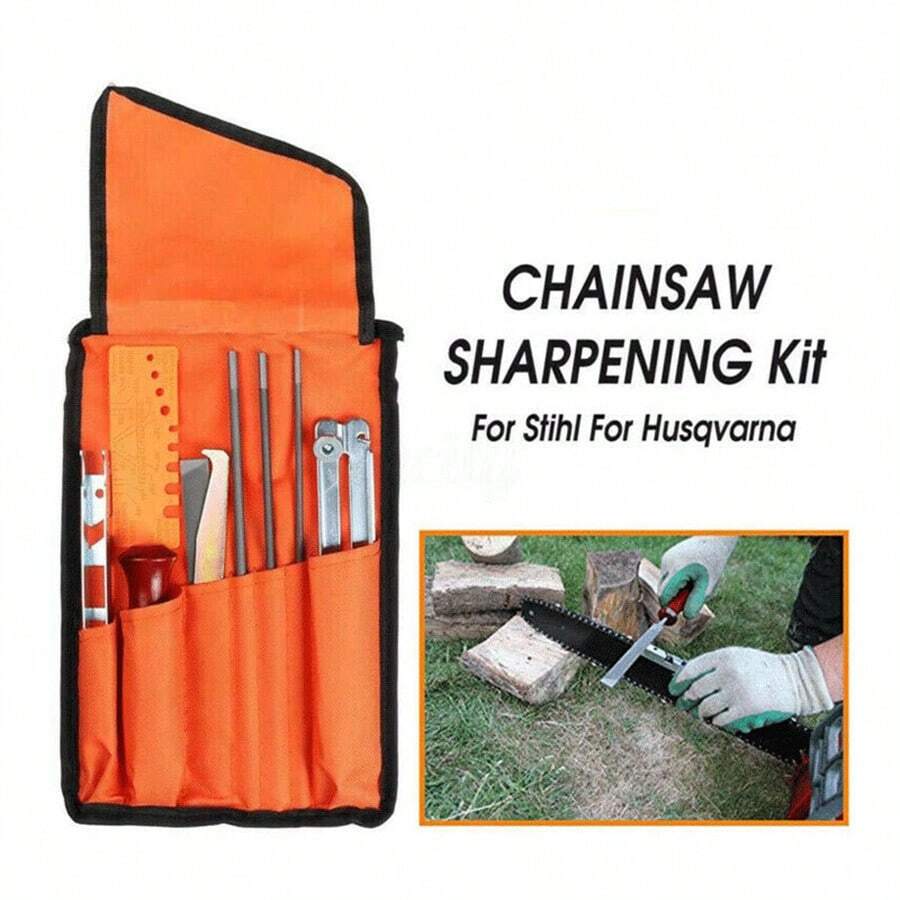 1pc Cloth Bag File Set Including Chain Saw File, Electric Chain Saw ...