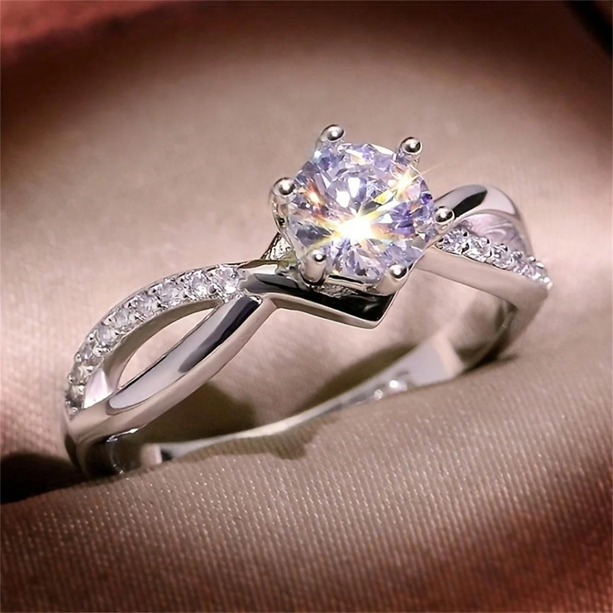 Japanese-Korean Fashion Jewelry Diamond Popular Ring, Engagement Ring ...