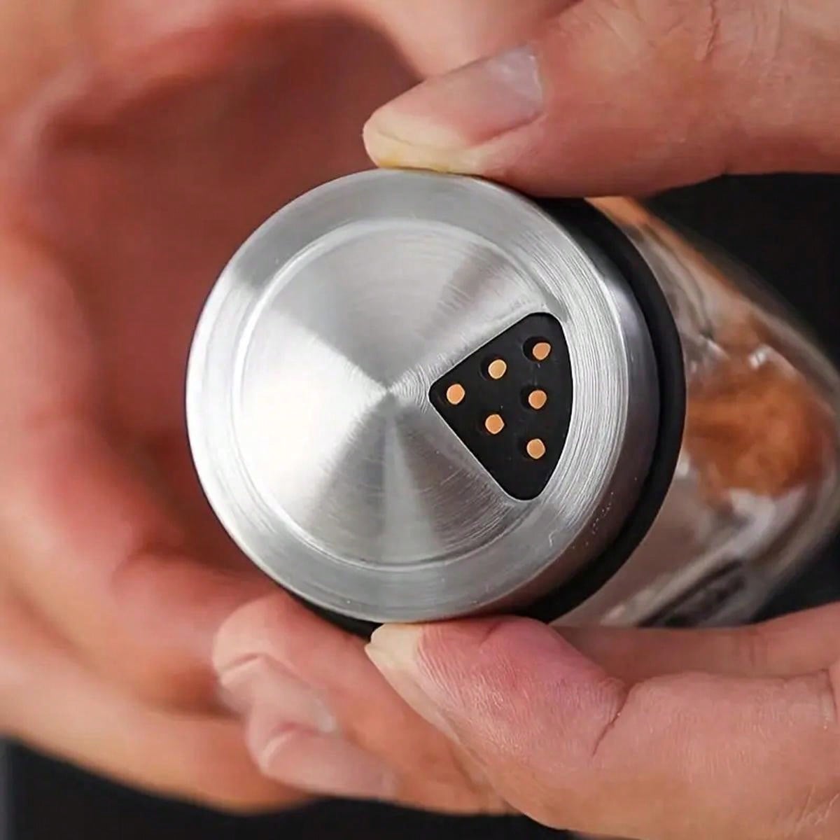 7-In-1 Tabletop Decoration Rotating Spice Jar Rack With 6 Pieces Of ...