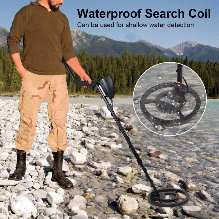 LCD Metal Detector Gold Metal Detector Waterproof Sensitivity Depth ...