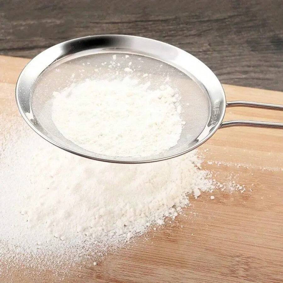 Useful Kitchen Stainless Steel Wire Fine Mesh Oil Strainer Flour ...