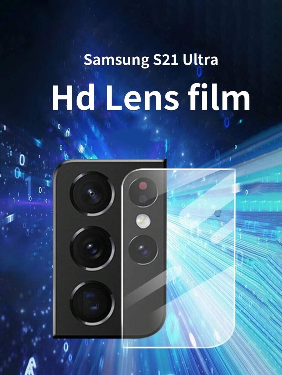 KOOLIFE [2 szt.] Folia na obiektyw aparatu Galaxy S21/S22/S23/S24 Plus/Ultra, pełne pokrycie ...