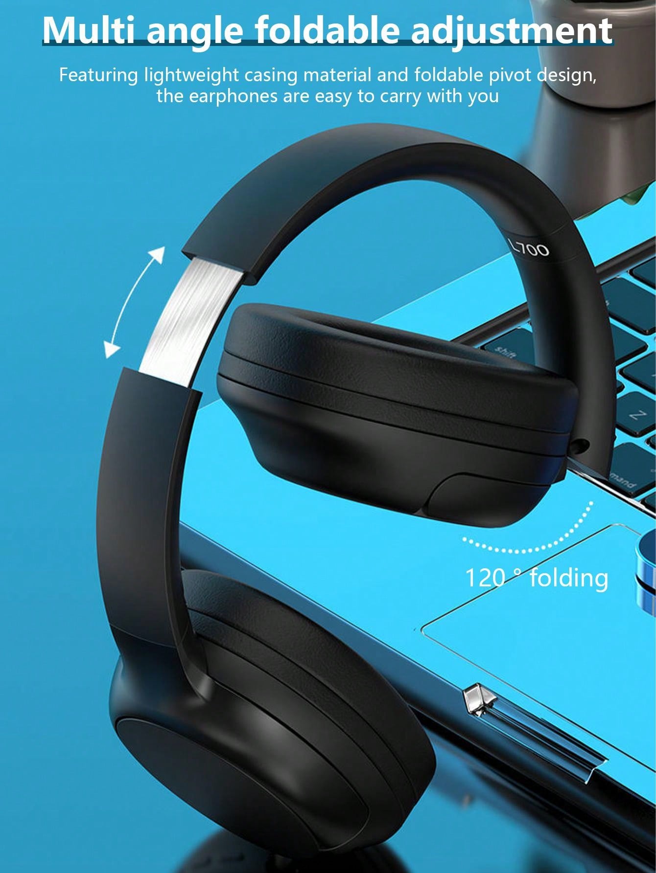 Over-Ear Wireless Headphones, Built-In Qualcomm Chip, Long Battery Life ...