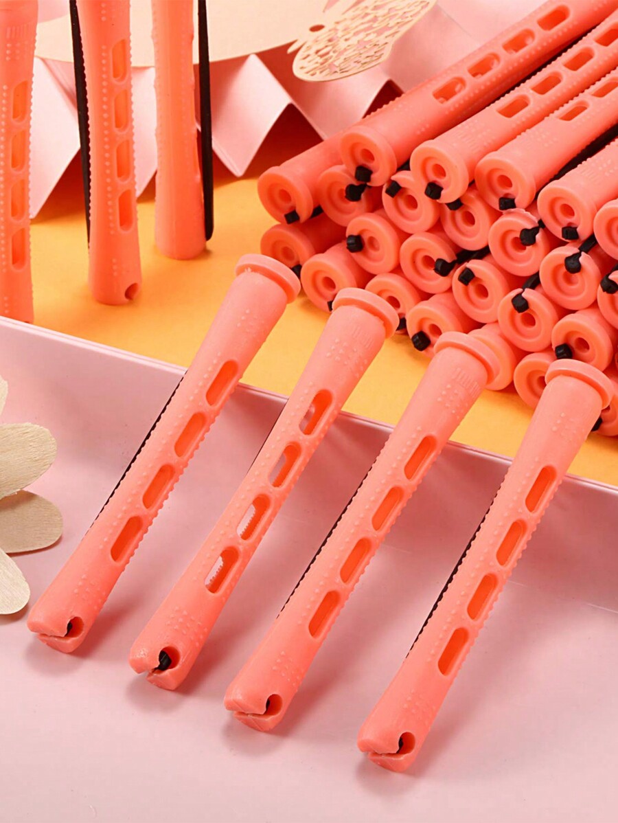 10 Pieces Hair Perm Rods Plastic Cold Wave Rods Hair Curling Roller ...