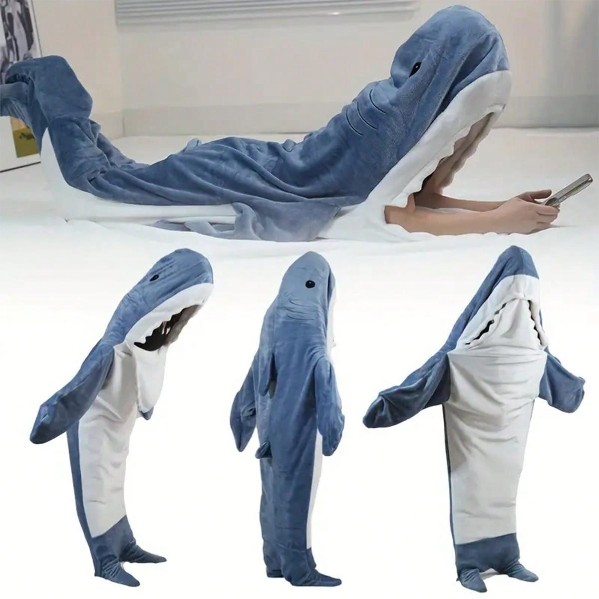 Blue Shark Mascot Costume | SHEIN UK