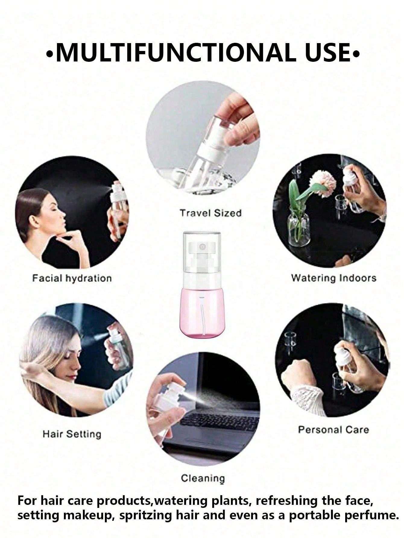 1pc 30ml Multifunctional Fine MistSpray Bottle, Spray Water Bottle Hair ...