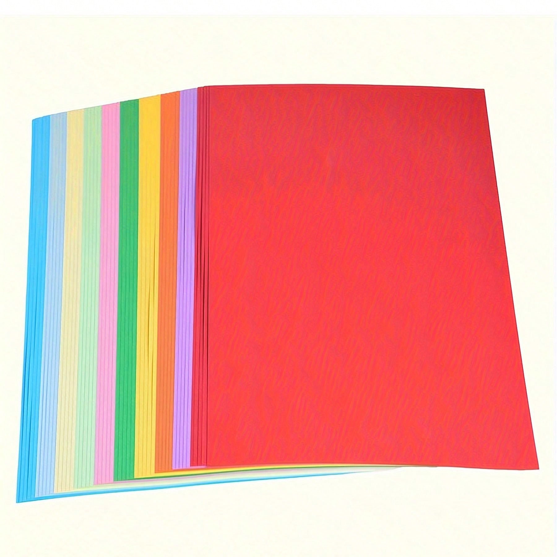 50 Sheets A4 Thick Colorful Cardstock Paper For Diy Crafts, Business ...