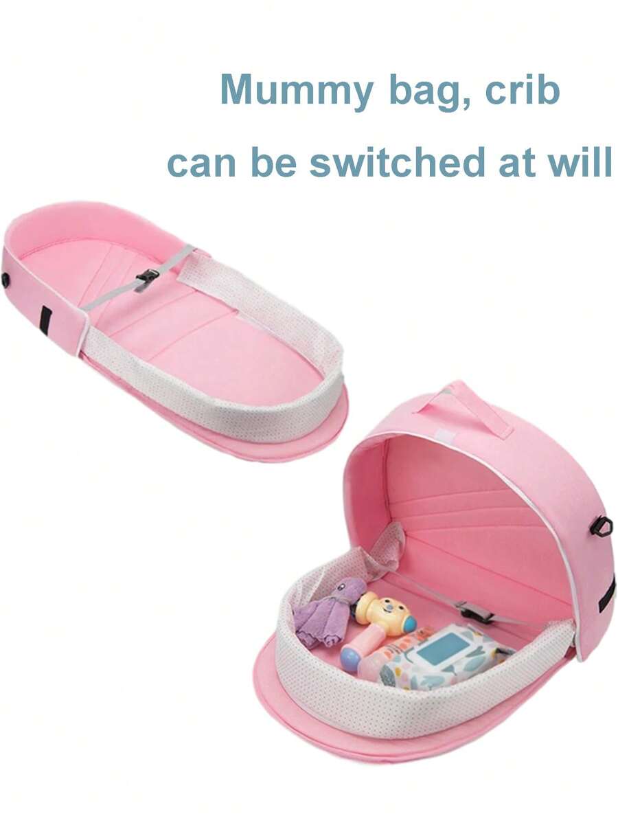 Pink Convenient Outdoor Diaper Bag For Mom | SHEIN USA