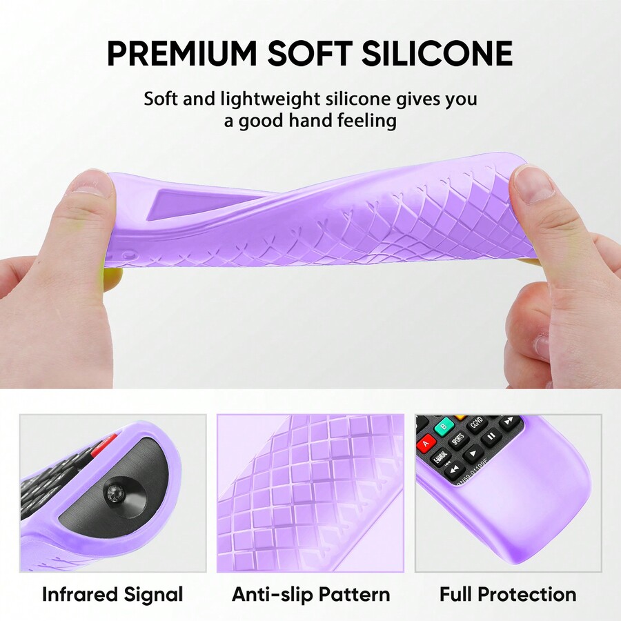 3 Pack Remote Case For Samsung TV Controller, Silicone Remote Cover For ...