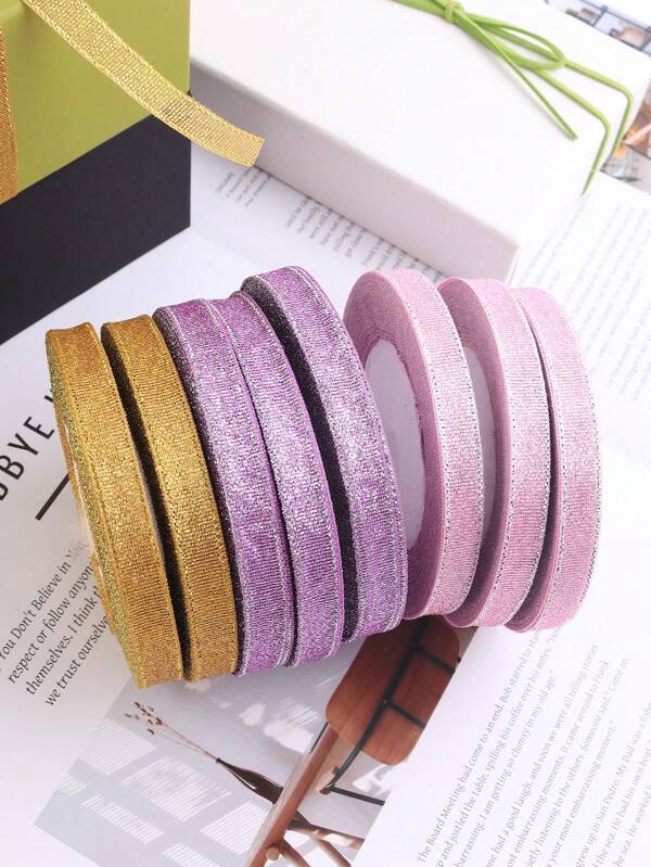 1cm Width Onion Braid Ribbons With Multicolors For Gift Wrapping ...