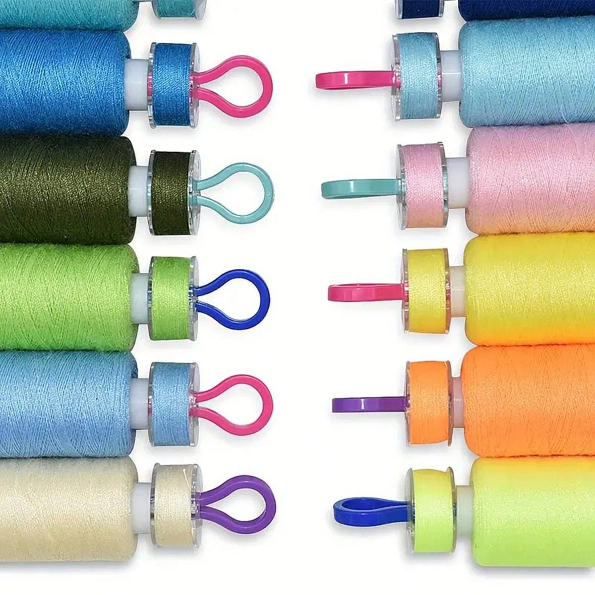 12/24pcs Sewing Bobbin Sticks, Spool Stick Clips, Bobbin Thread Clips ...