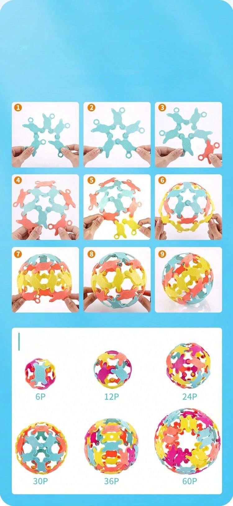 138pcs Multifunctional Plastic Interlocking Building Blocks for Sale ...