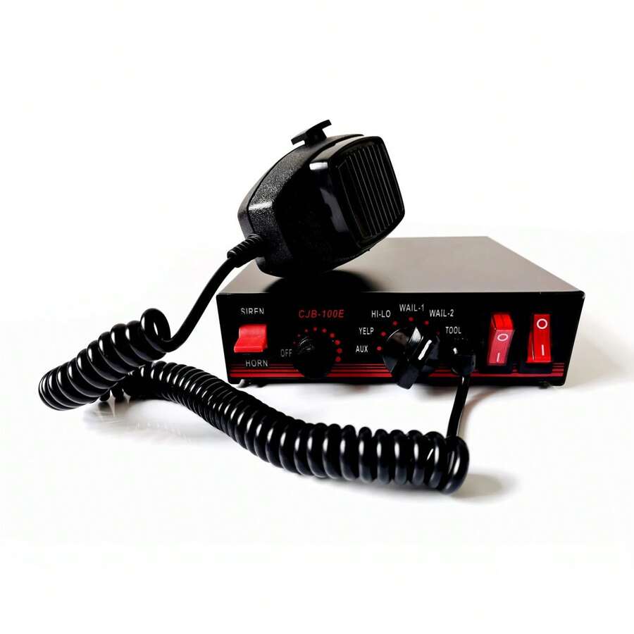 12V 100W Car Warning Police Siren PA System [Handheld Microphone ...