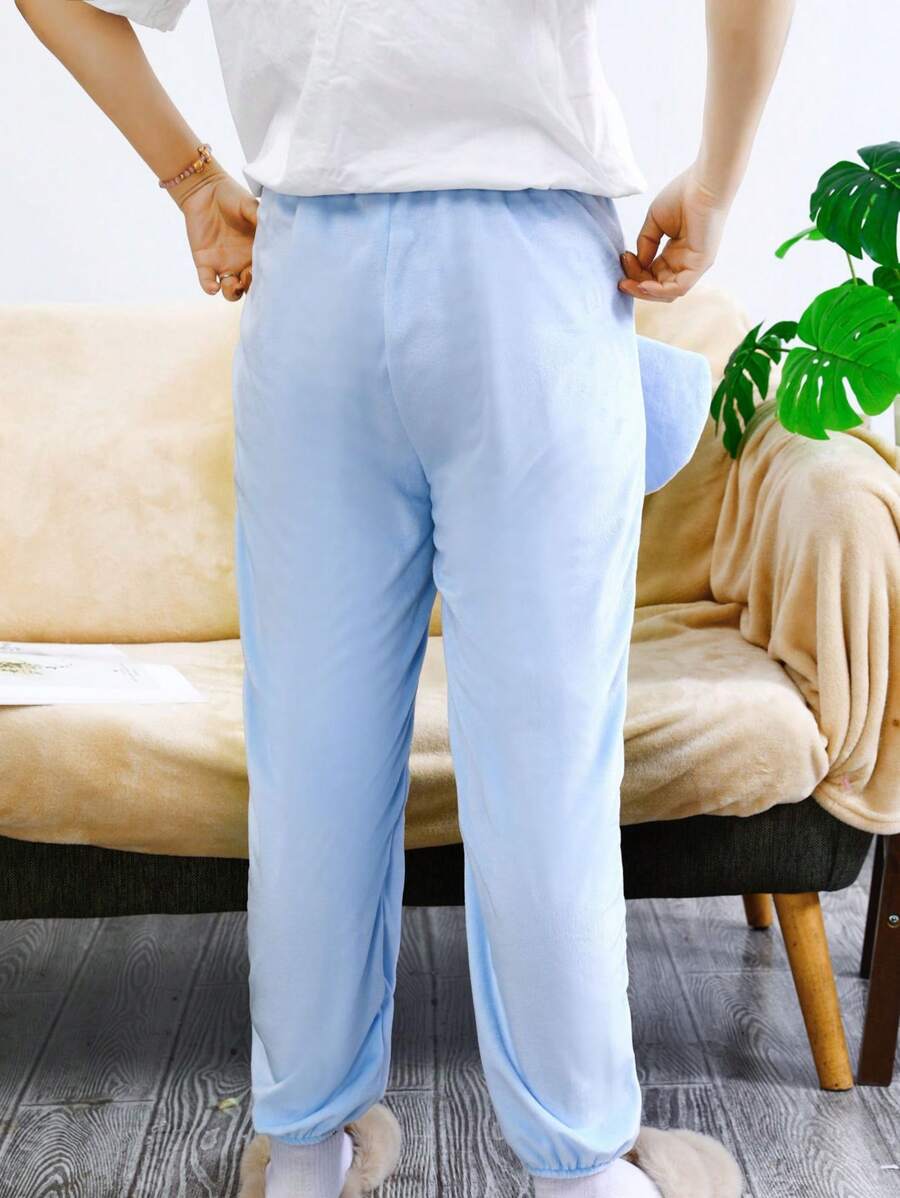 1pc Elephant Nose Flap Pajama Pants For Men, Funny Couple Elephant Long ...