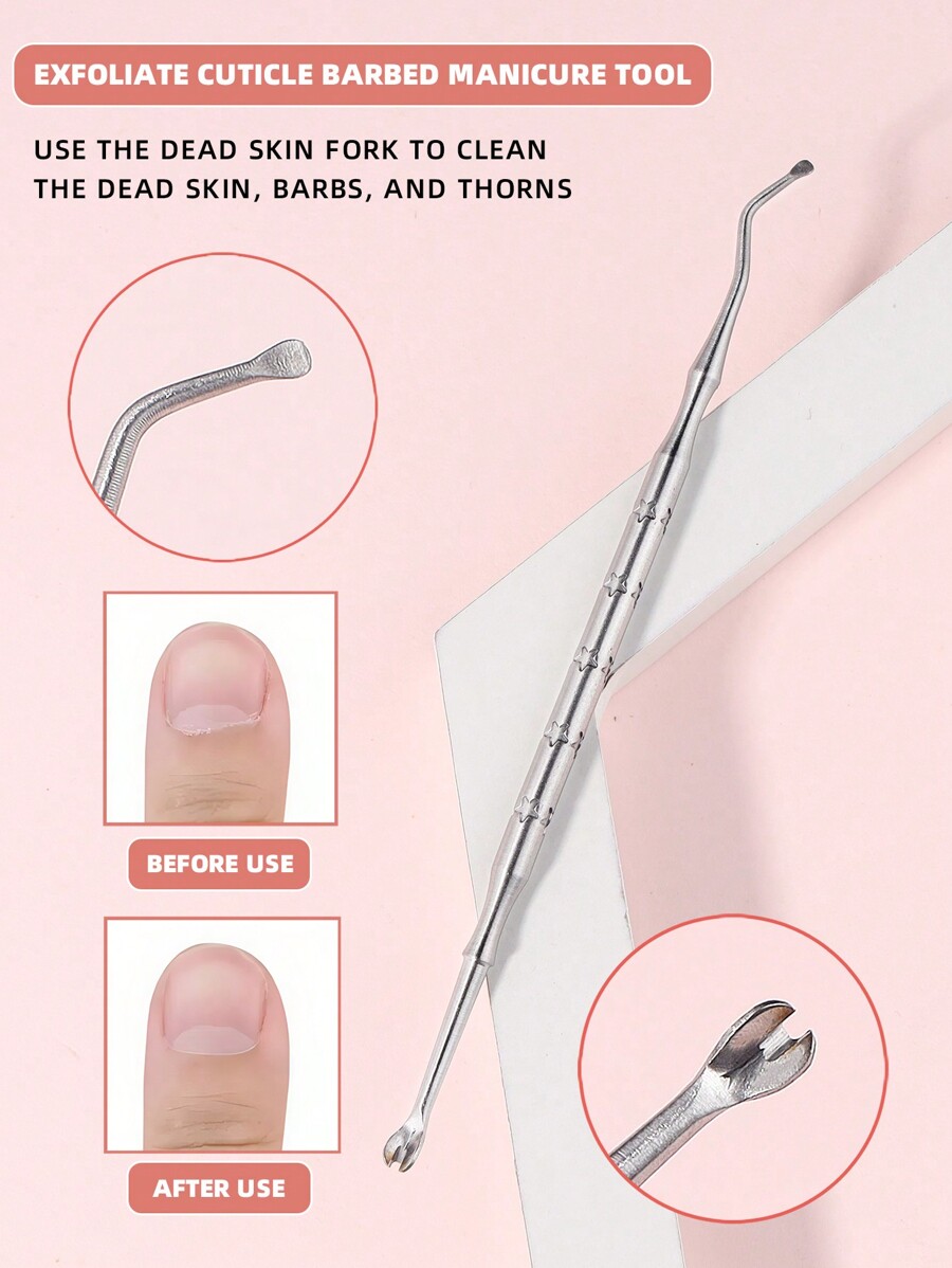 1pc Cuticle Remover Tool For Removing Dead Skin Around Nail Edge And ...