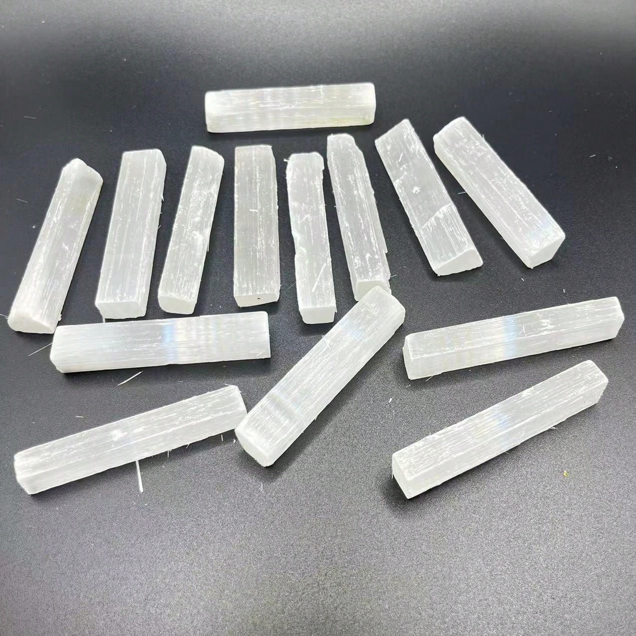 5pcs Natural Gypsum Bar Shaped Pendant, Around 6-7cm In Length, Diy ...