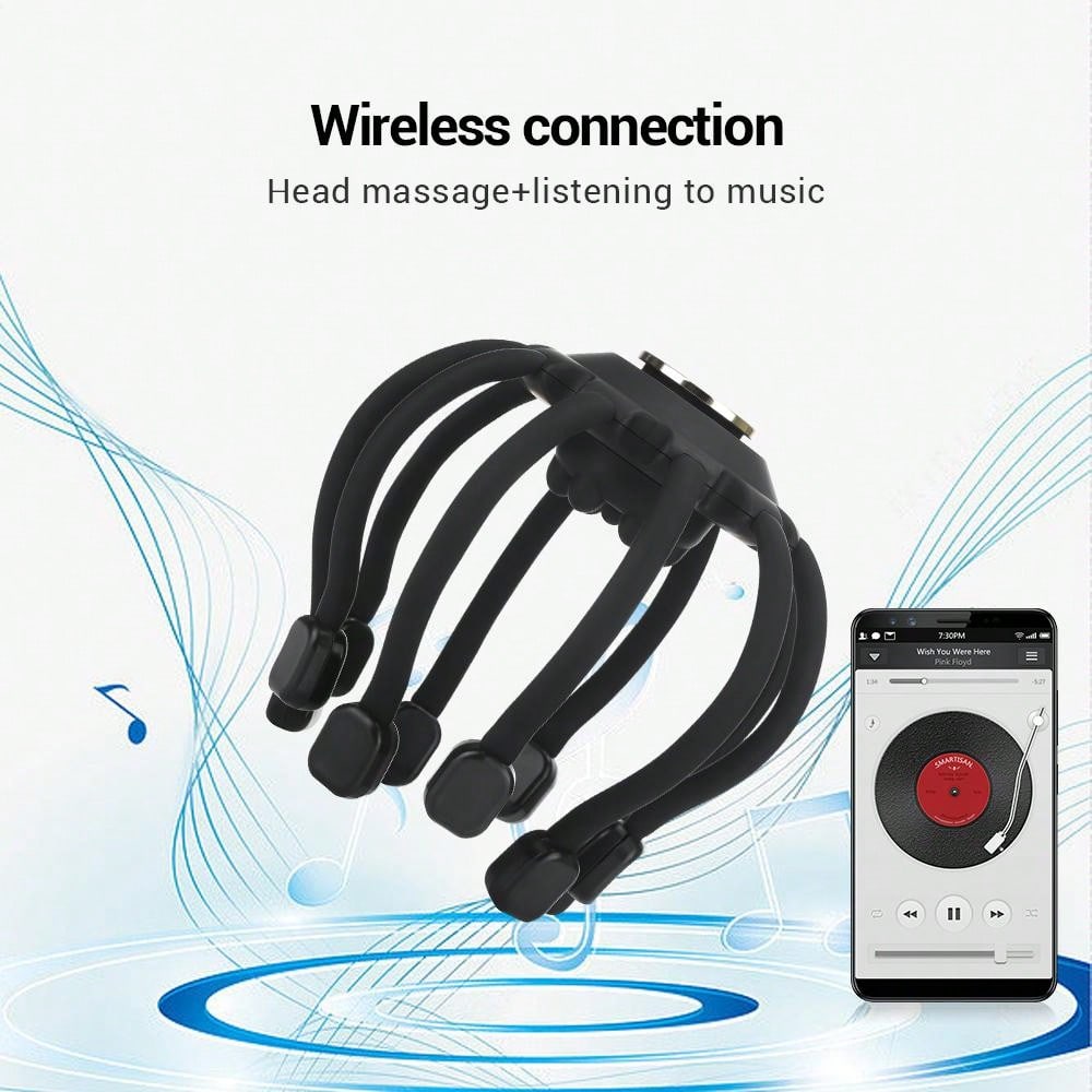 Electric Head Massager Wireless Portable Head Massage Device Vibration Massage Massage Scalp