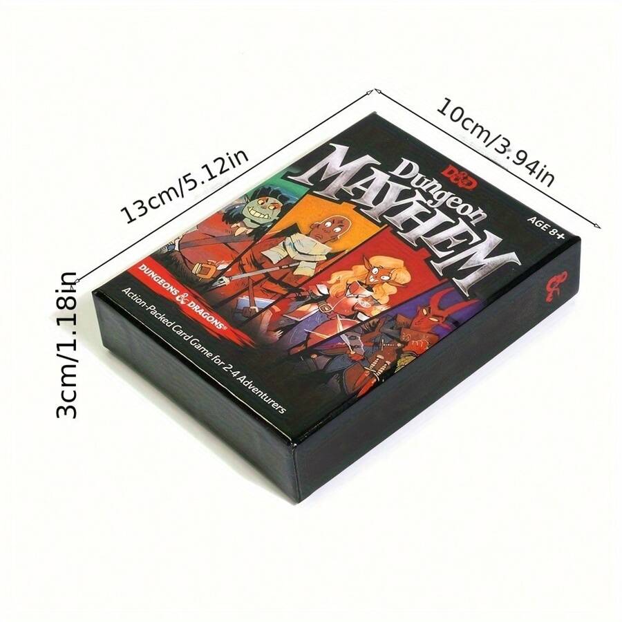 Dungeon Mayhem Dungeons Dragons Card Game For 2-4 Players, 120 Cards ...