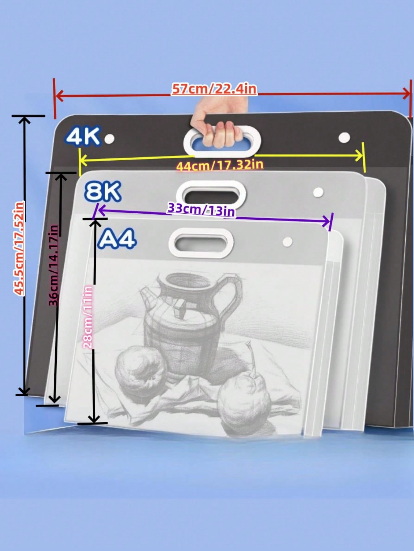 4k Art Album, Art Bag, Drawing Storage, Artwork Portfolio, 8k Storage ...