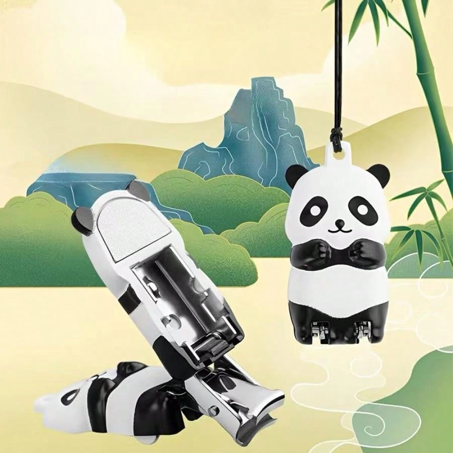 Cartoon Panda Mini Nail Clippers, Sharp Edge Fingernail And Toenail ...