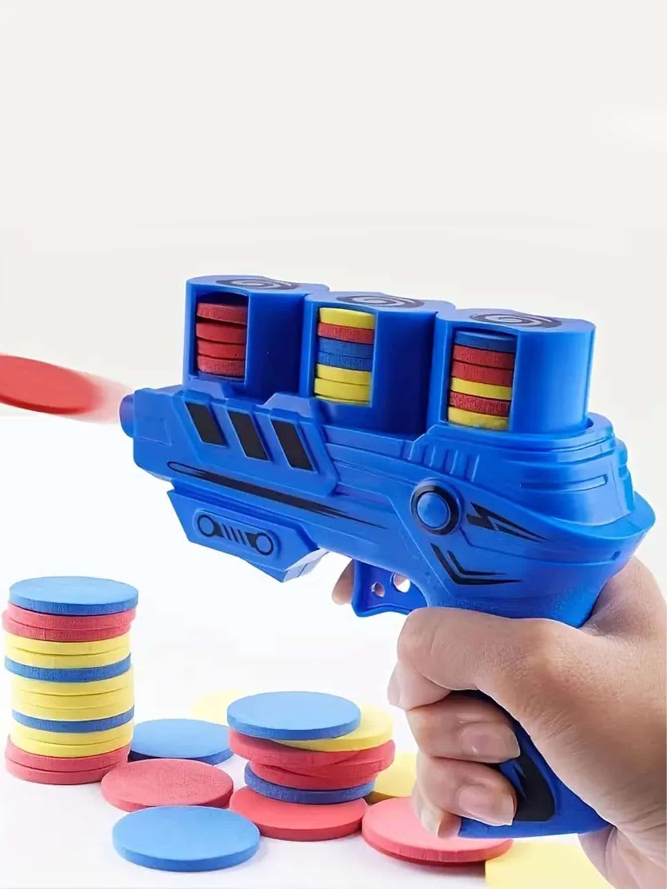 Disc-Shooting Gun, Simulation Toy Blaster, Parent-Child Interactive Toy ...