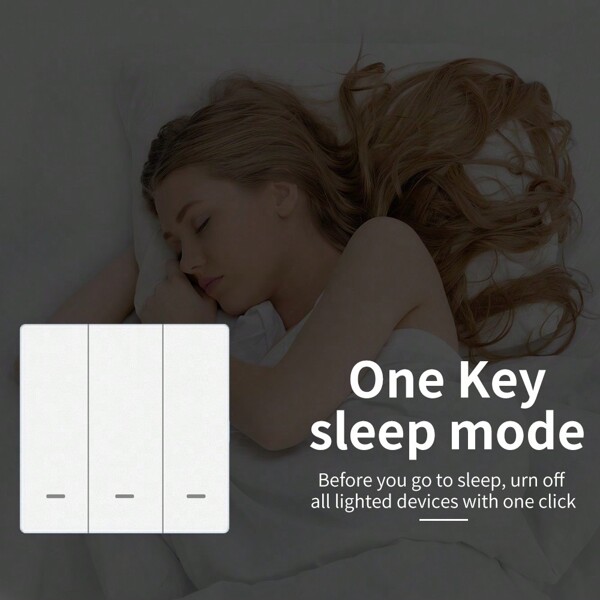 Tuya ZigBee 3.0 Smart Scene Switch Wireless Free Sticker Wall 3Gang ...