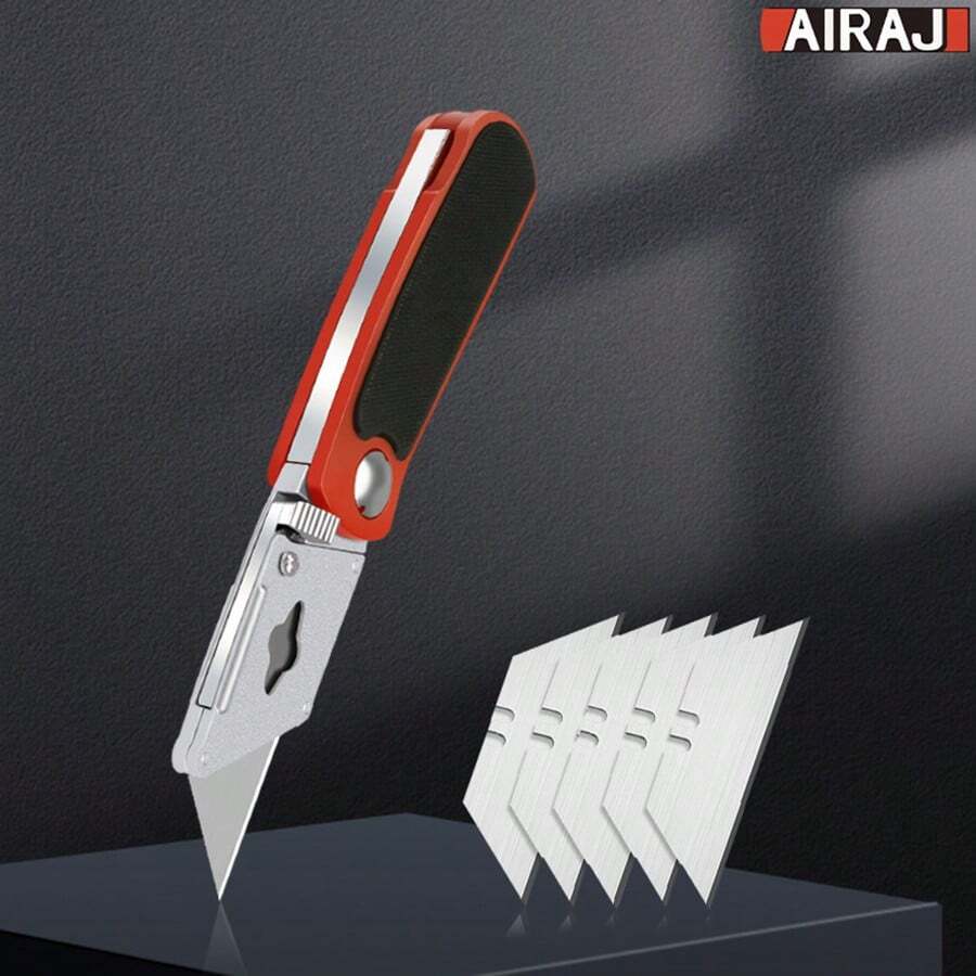 AIRAJ Multifunctional Utility Knife Retractable Sharp Cut Heavy Duty ...