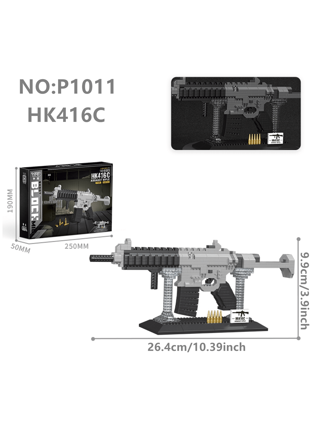 Series Building Block Toy Guns, Including Akm, Ak47, Kar98k, Vsk-94 ...